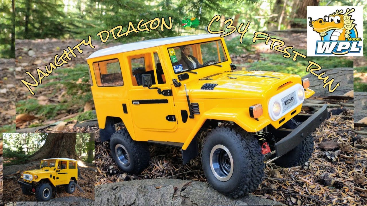 WPL c34 metal kit first run - YouTube