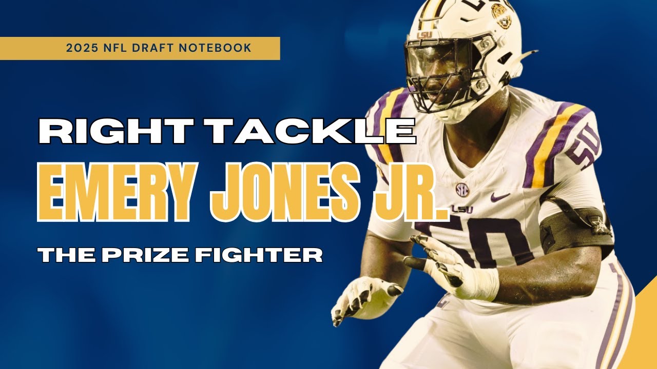 2025 NFL Draft: Emery Jones Jr. has hands to duke it out - YouTube