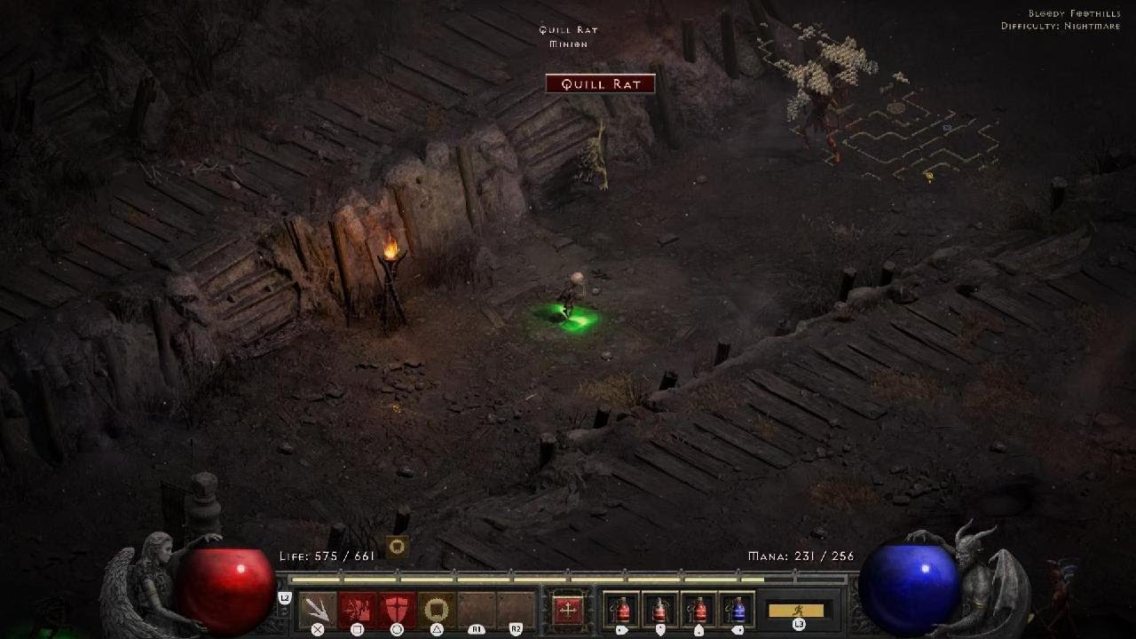 Diablo II: Resurrected: When the 1% chance that level 50 Delirium curse ...
