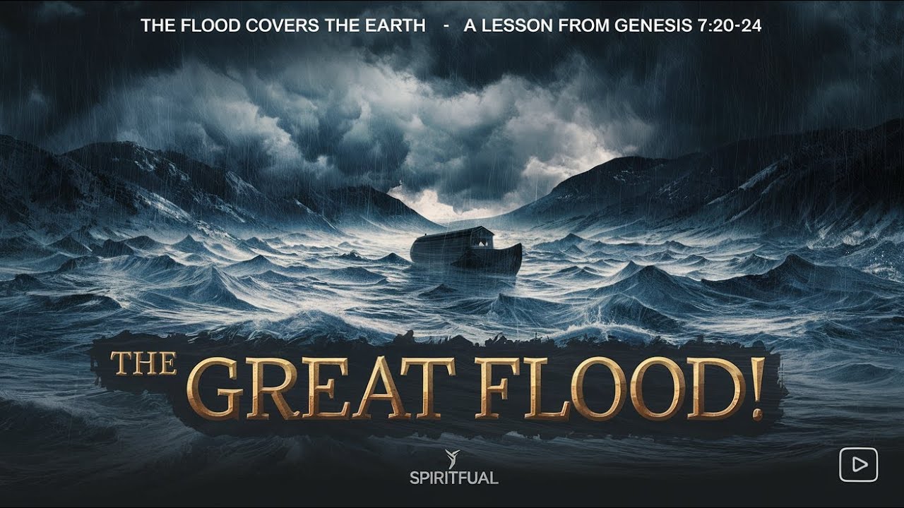 The Flood Covers the Earth – A Lesson from Genesis 7:20-24 - YouTube