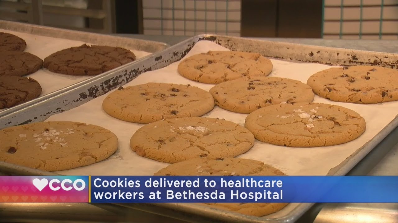 Cookies Delivered To Healthcare Workers At Bethesda Hospital - YouTube