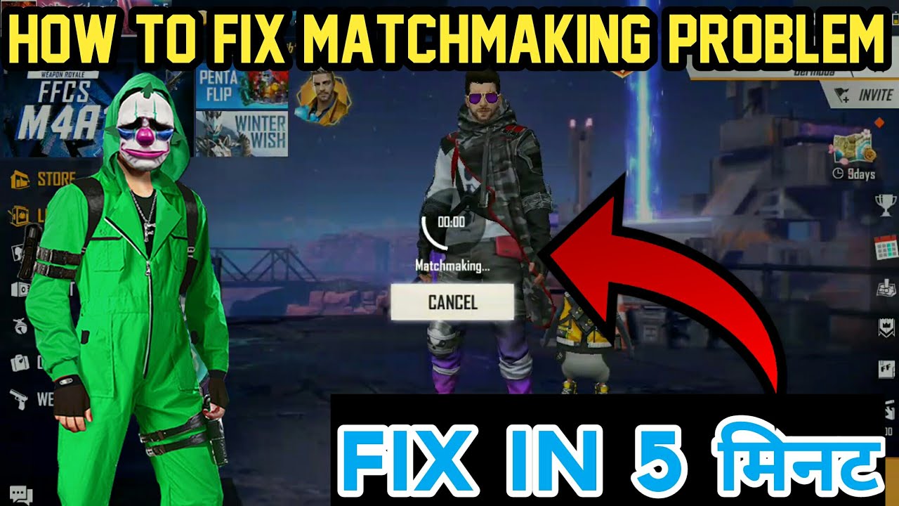 How To Solve Matchmaking Problem | Matchmaking Problem In Free Fire ...
