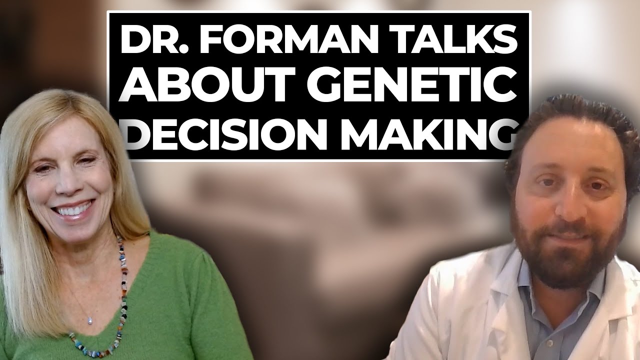 Dr. Forman talks about genetic decision making #genetics # ...