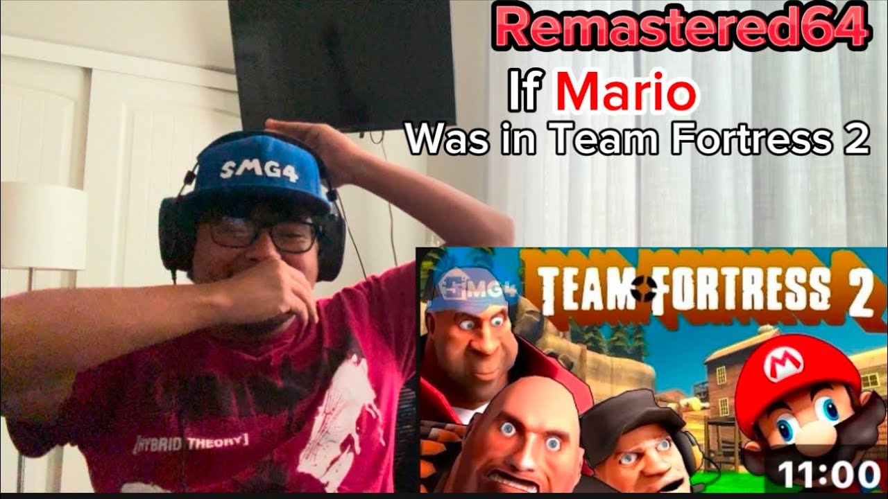 (SMG4) REMASTERED64: If Mario was in Team fortress 2 (Reaction) - YouTube