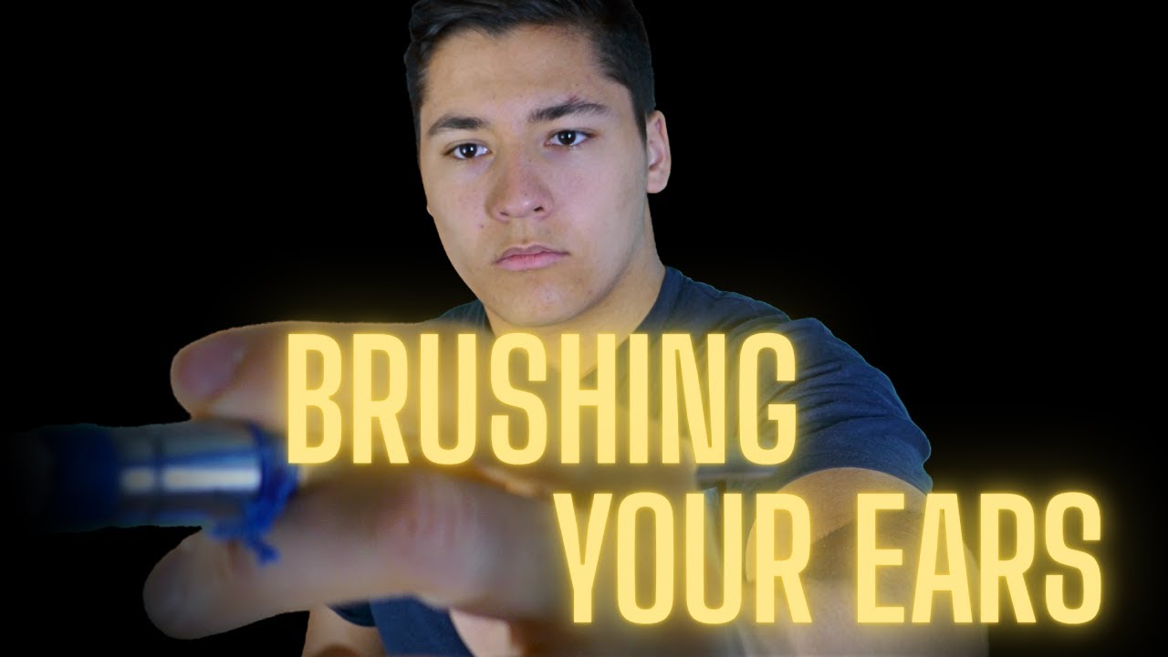 ASMR BRUSHING YOUR EARS (Feat. Layered Sounds) - YouTube