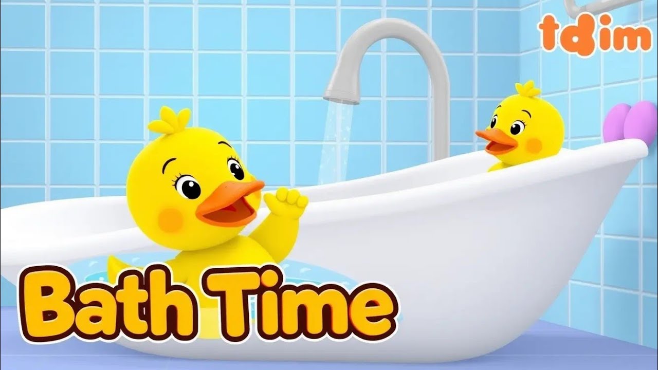 Bath Time Song | Fun and Educational Nursery Rhyme for Kids - YouTube