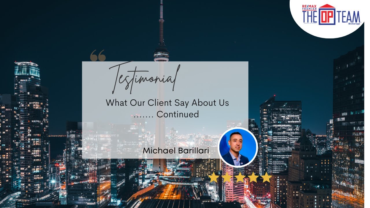 Client Testimonial | In Their Own Words | Toronto & G.T.A Real Estate ...