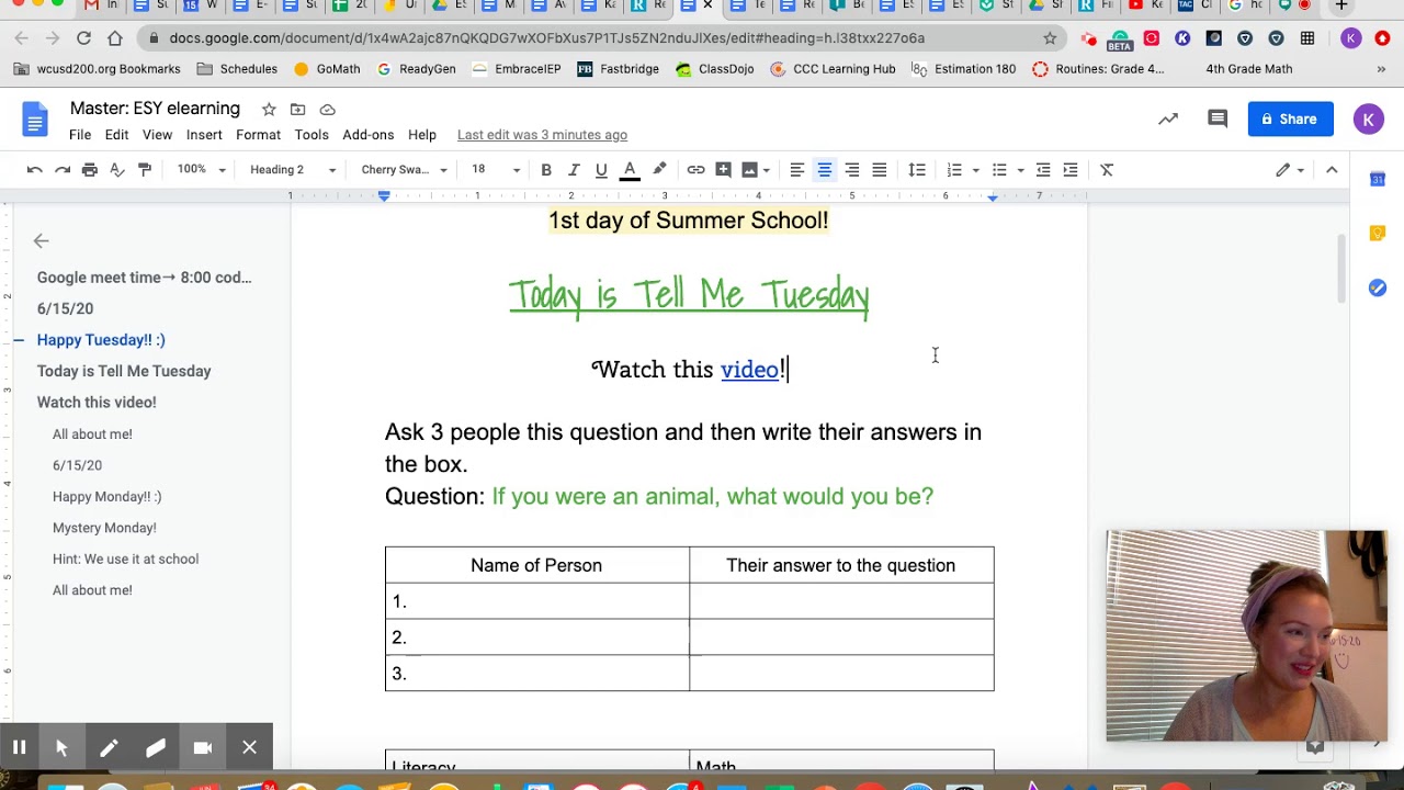 Tell Me Tuesday! :) - YouTube