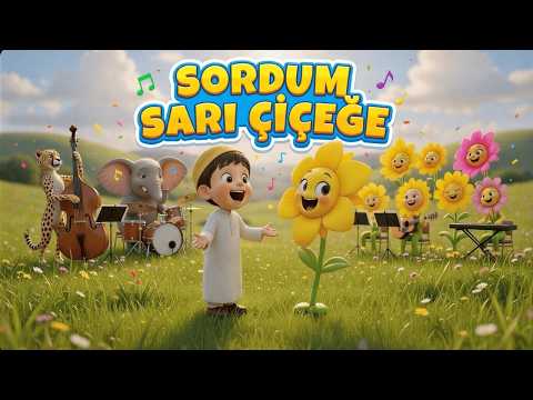 Sordum Sarı Çiçeğe 🌼 | Çocuk İlahisi | Çocuk Bahçesi
