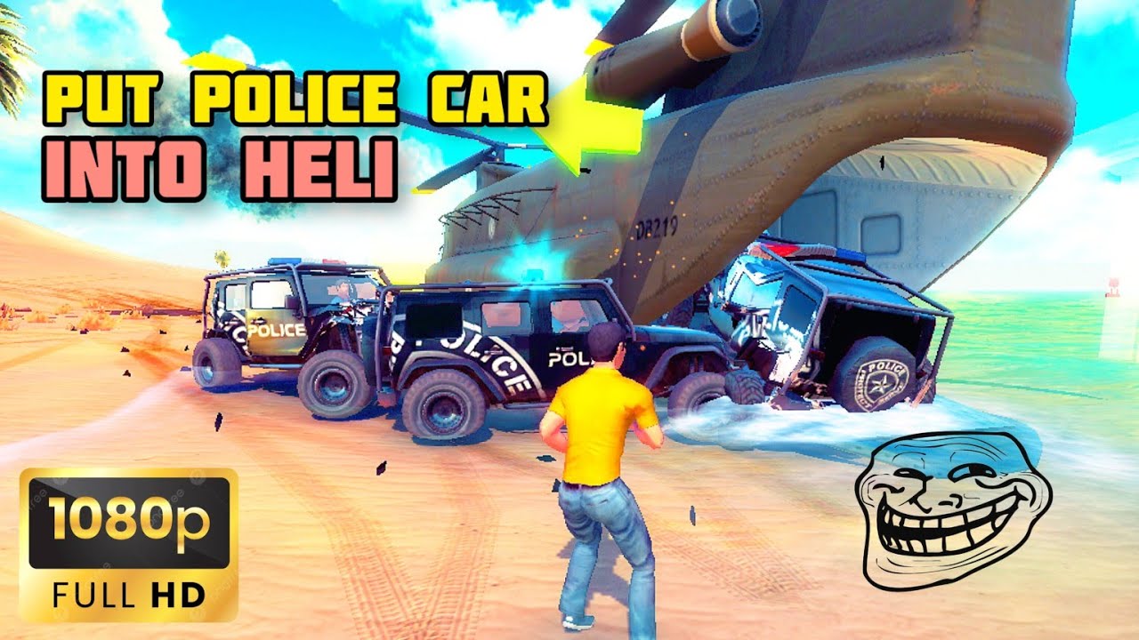 PUT POLICE CAR INTO CHINOOK HELICOPTER | OFF THE ROAD HD OPEN WORLD ...