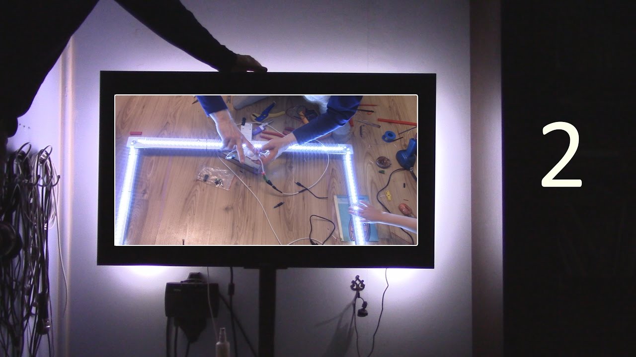 AMBILIGHT TV NIGHT LAMP - 2 - How to make - Jak zrobić - YouTube