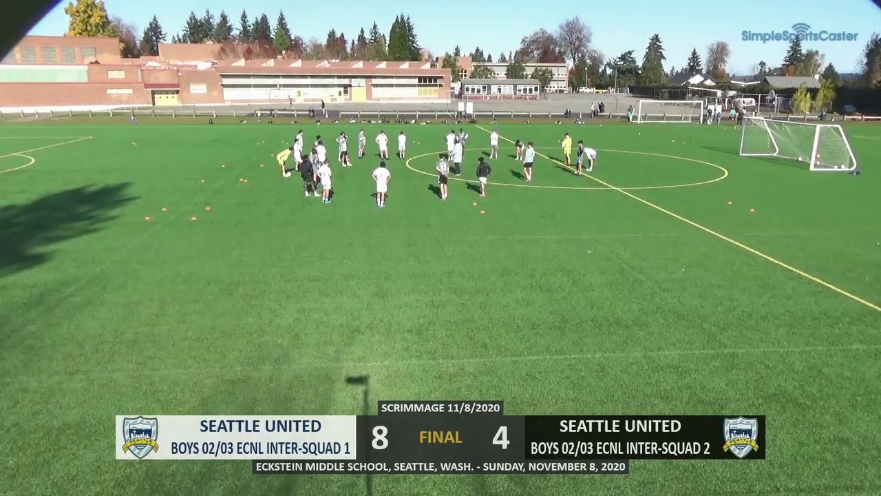Seattle United Boys 02/03 ECNL Inter-Squad 1 vs. Seattle United Boys 02 ...