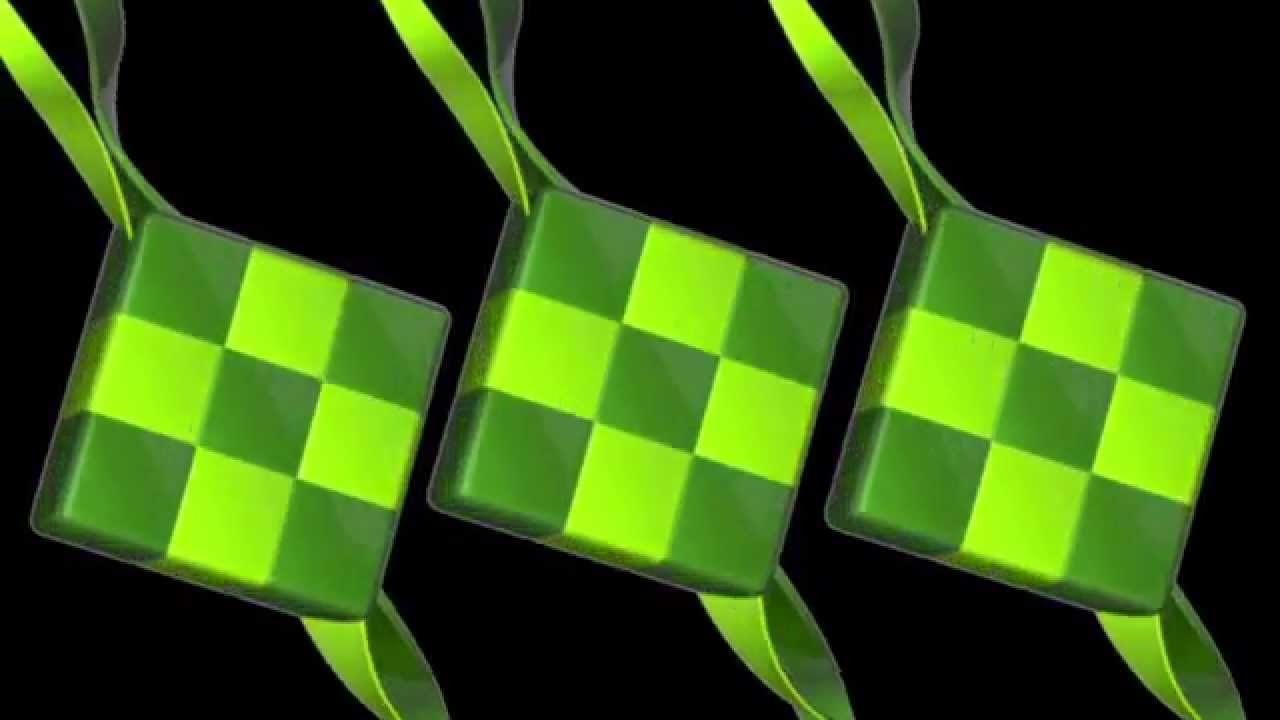 [BLACK MATTE] 3 Ketupat Animation Loop - YouTube
