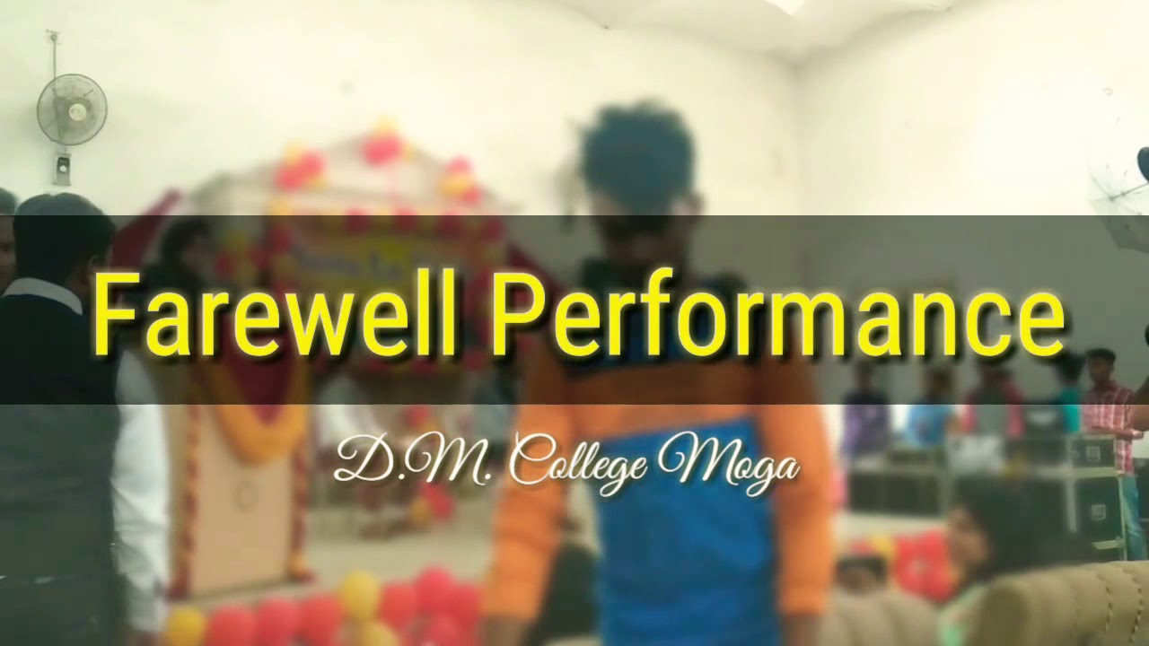 Farewell Party || Best Skit Performance || DM College Moga - YouTube