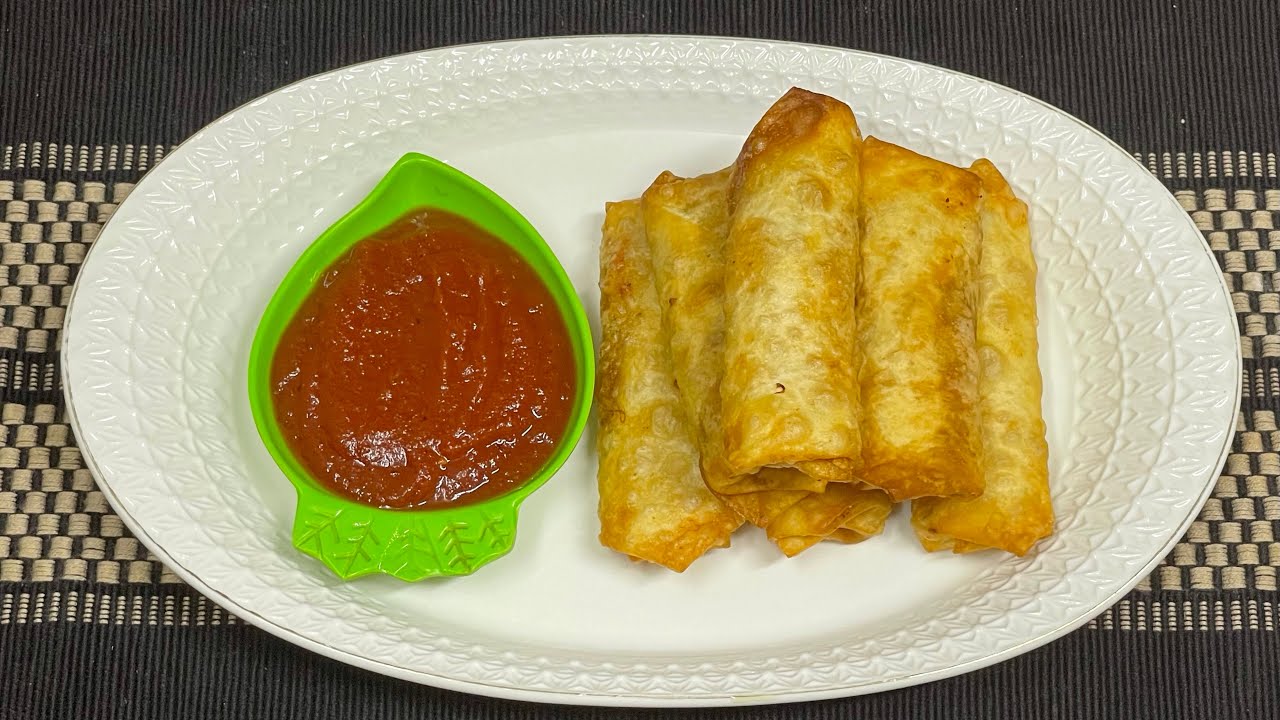 Spring rolls | Chicken Spring Rolls Recipe by Ashi - YouTube