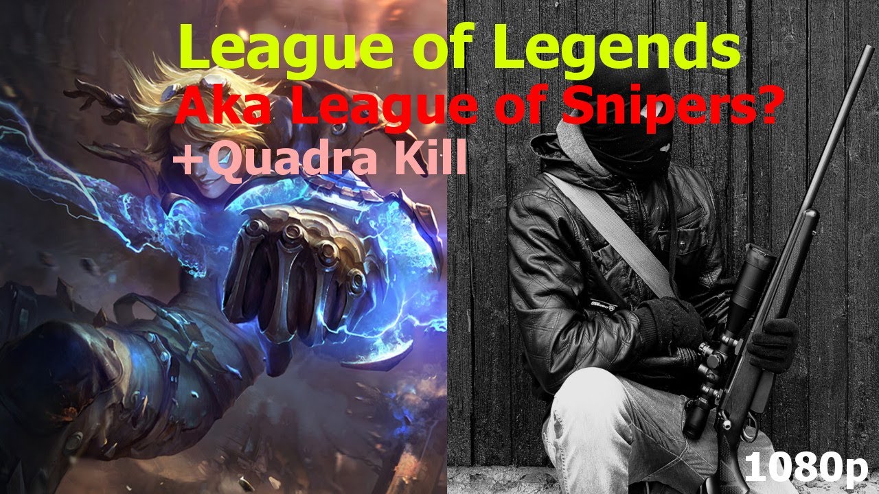 League of Legends or Sniper Elite? Ezreal gameplay - YouTube