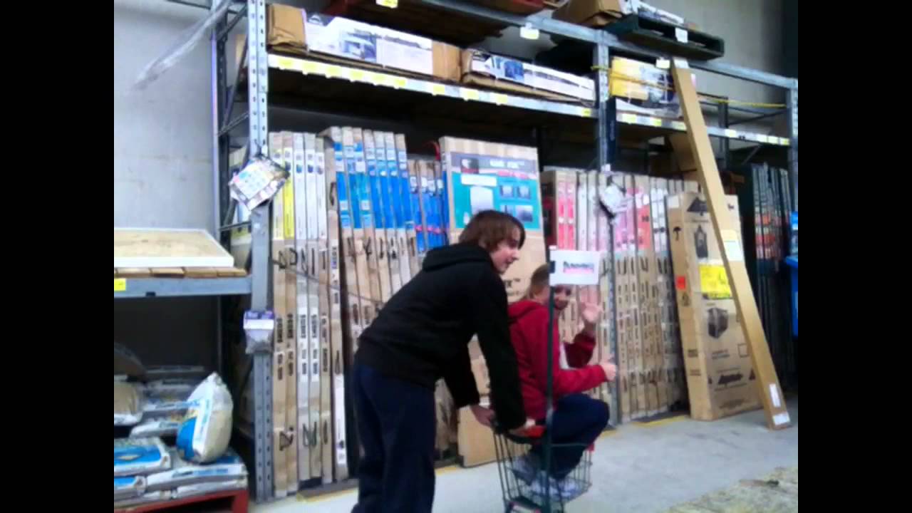 Bunnings Mini Trolley - YouTube