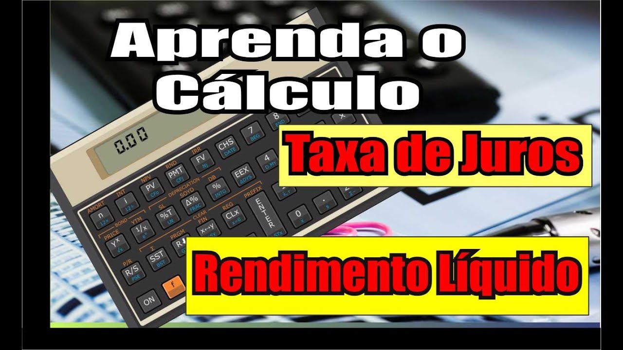 Como fazer Calculo do Rendimento de um Investimento - YouTube