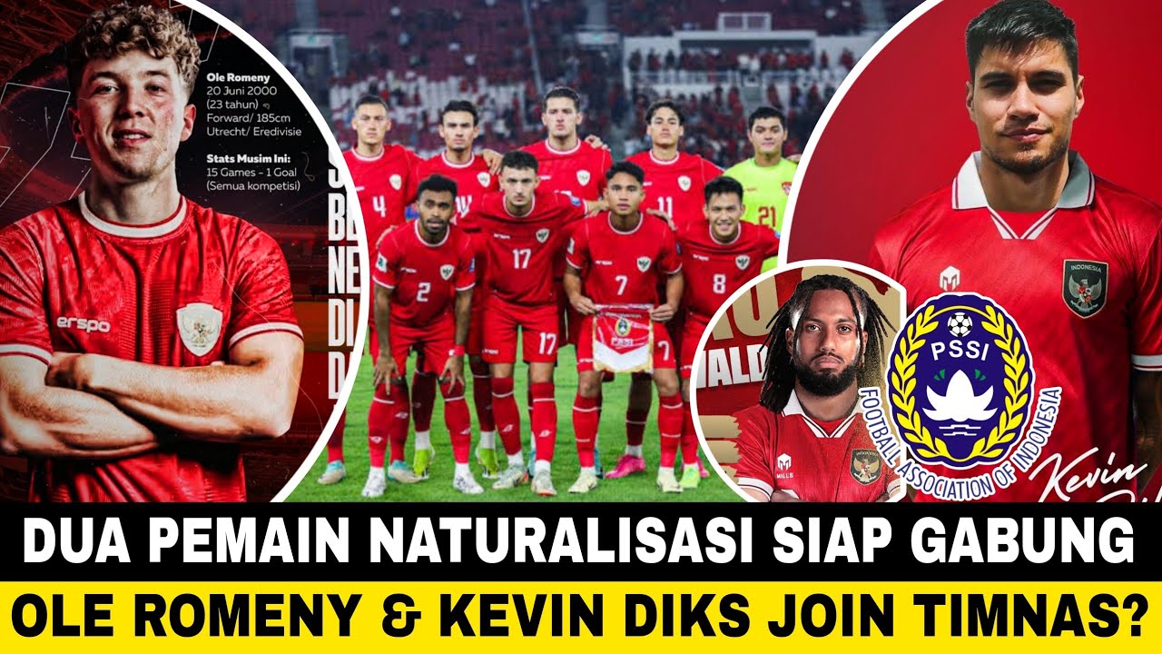 Kejutan! 2 Pemain Baru Timnas Indonesia Naturalisasi tiba, Kevin Diks ...