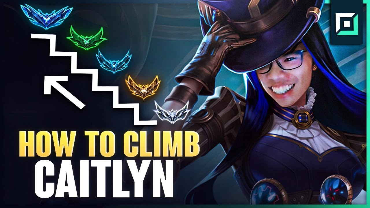 How to CLIMB OUT of LOW MMR using Caitlyn - Season 14 Caitlyn Gameplay ...