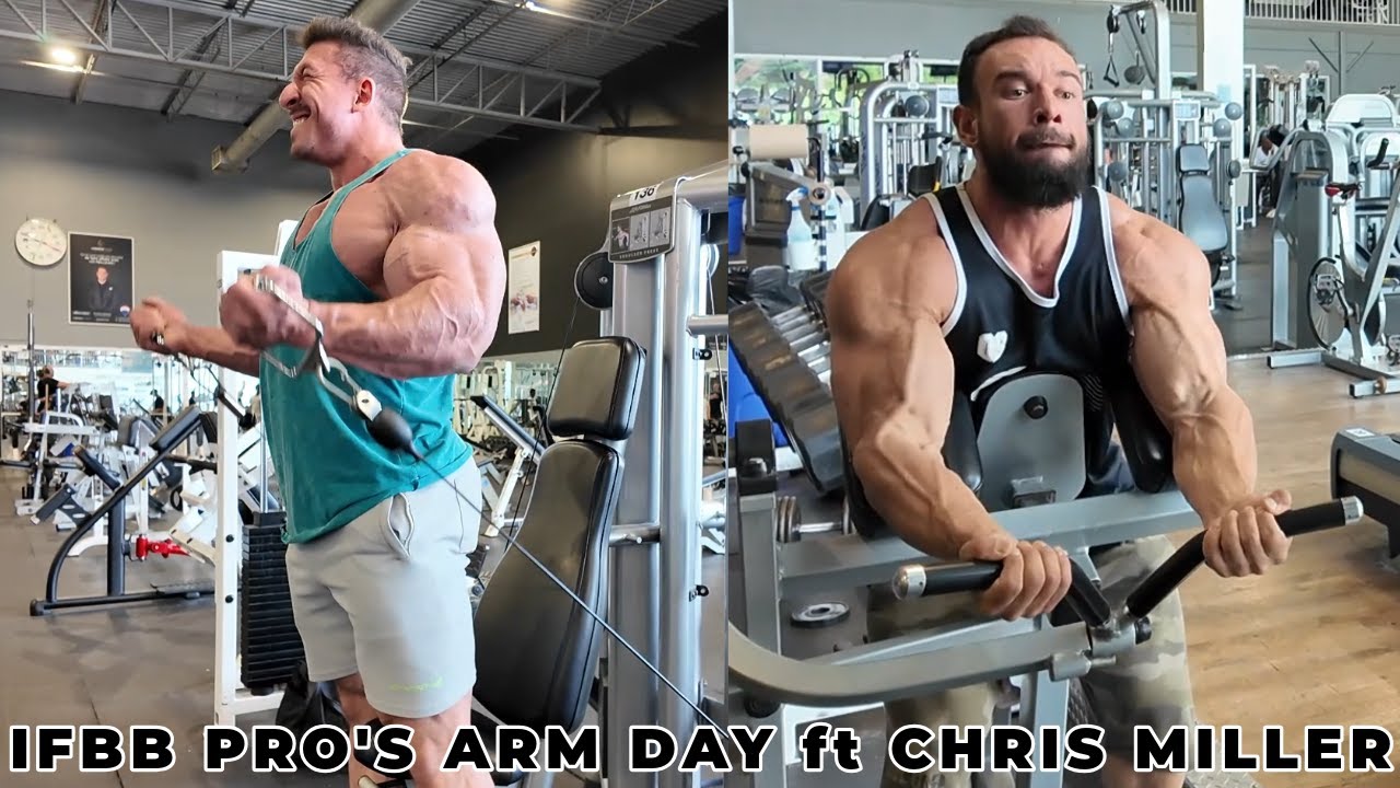 IFBB PRO'S ARM DAY avec Chris Miller | Full Day of Eating Post Show ...