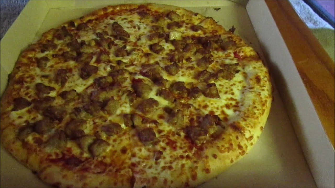 Little Caesars Extra Most Bestest Italian Sausage Pizza - YouTube