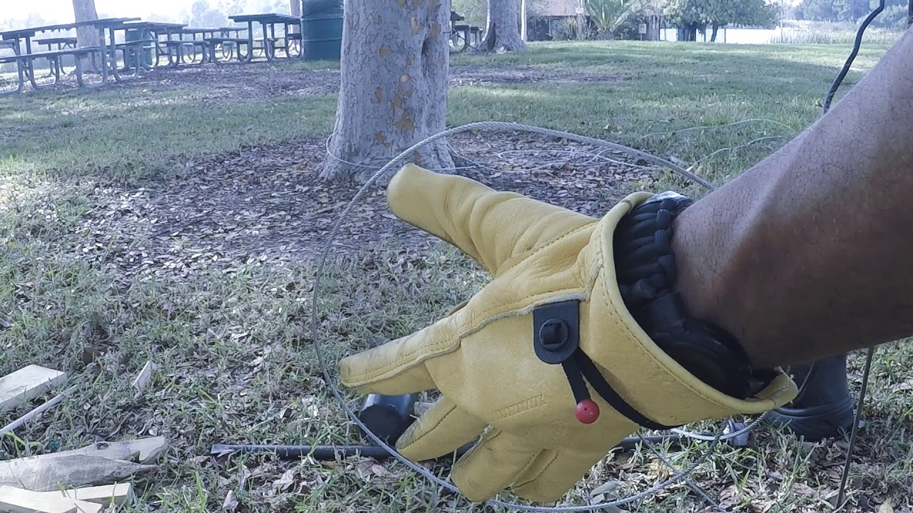 Game Trail Snare using Snare Anchors and Supports - YouTube