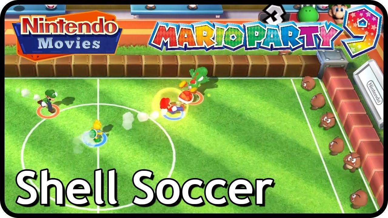 Mario Party 9 - Shell Soccer Compilation (Multiplayer) - YouTube