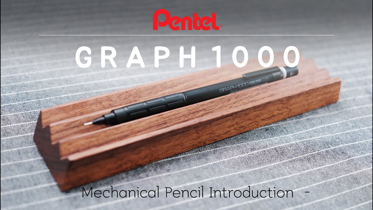 The MOST Famous Mechanical Pencil Pentel Graph For Pro 1000 YouTube