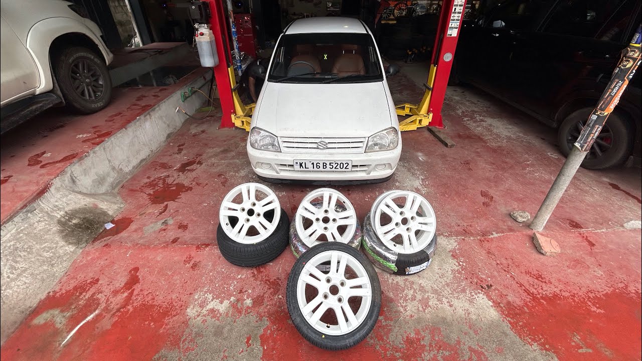 Vlog 20 | Maruti zen with optra wheels and ling long tyres | zen ...