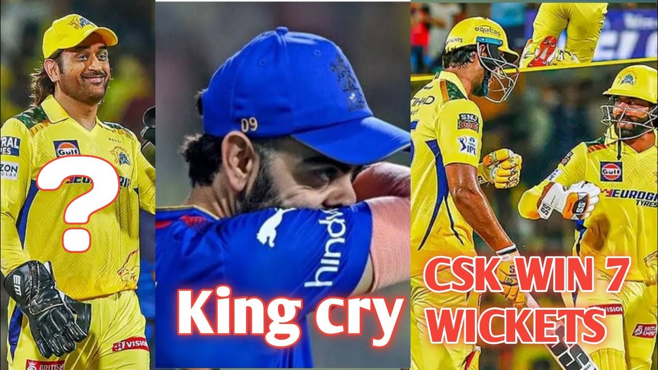 RCB Lost 1st match But what Reason? | CSK win ipl 2024 | CSK vs RCB ...