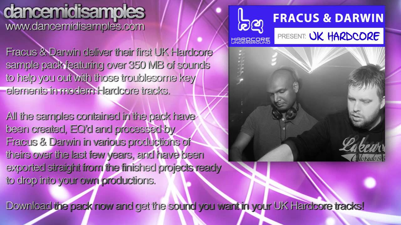 UK Hardcore Samples! Hardcore Underground Sample Pack From Fracus & Darwin - YouTube