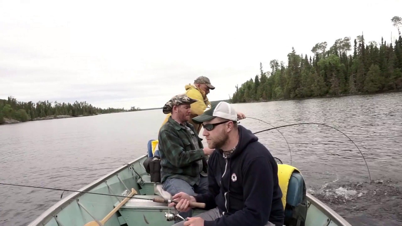 Fishing Triple Header at Watson's Windy Point Lodge - YouTube
