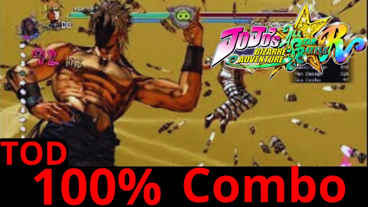 Jojo Batlle Star R Dio 100% TOD Combo(No time stop) 1001 Damage - YouTube
