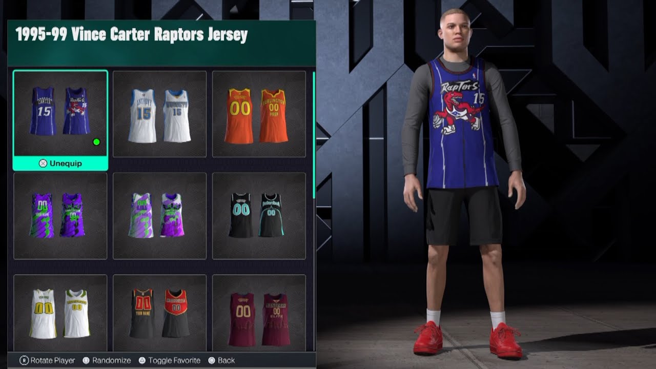 NBA 2K26 How to put a jersey under your compression shirt - YouTube