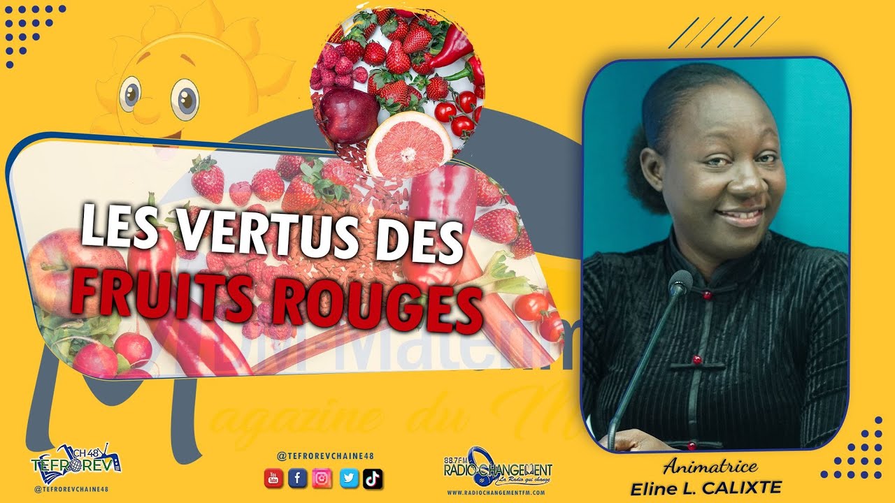 Les vertus des fruits rouges | MATEN M BENI | Mme Eline L. CALIXTE ...