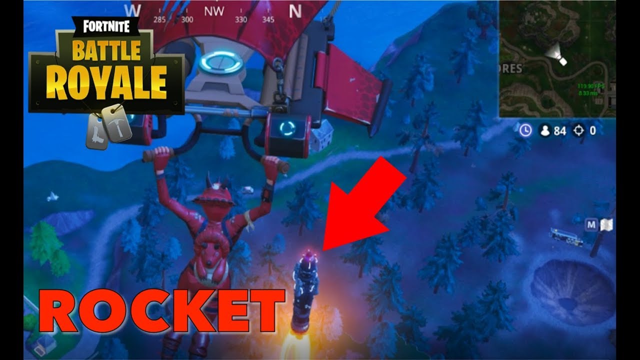 Fortnite Rocket Launch! (Season 4 Event) - YouTube