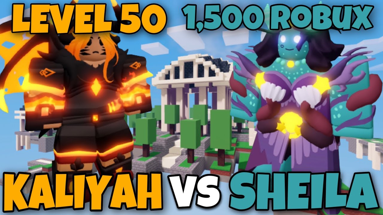 Level 50 Kaliyah Kit vs Shelia! (Roblox Bedwars) - YouTube