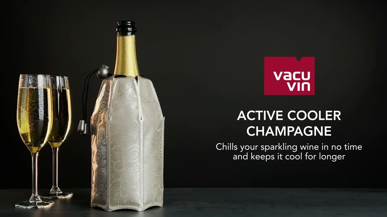 Vacu Vin | Active Cooler Champagne Platinum | Chills in no time and ...