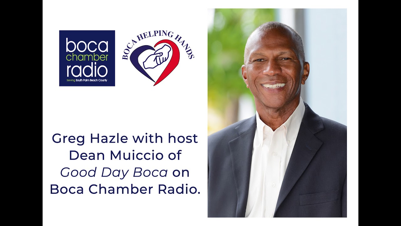 Greg Hazle on Boca Chamber Radio - YouTube