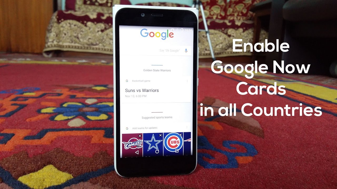 Enable Google Now Cards in any country (No Root Required) - YouTube