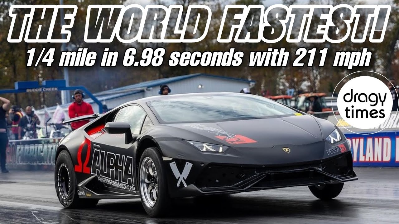 THE WORLD🌍 FASTEST LAMBO | 1/4 Mile in @6.98 Seconds with 211 mph NEW ...