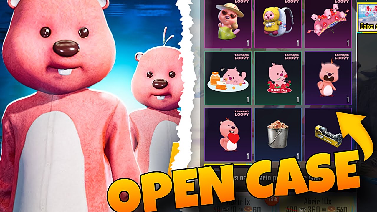 OPEN CASE NEW COLLAB ZANMANG LOOPY NO PUBG MOBILE - YouTube