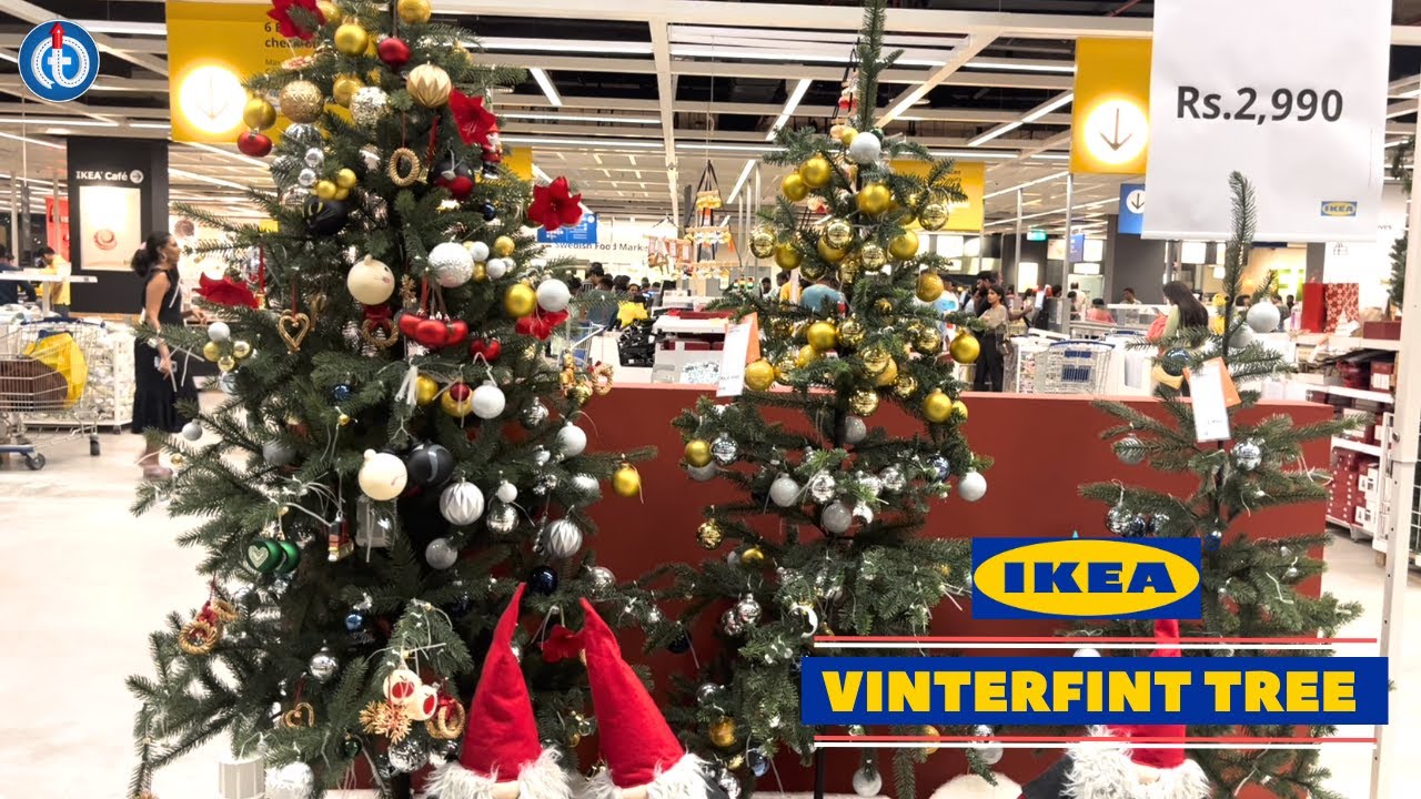 IKEA VINTERFINT Artificial Christmas Tree - YouTube