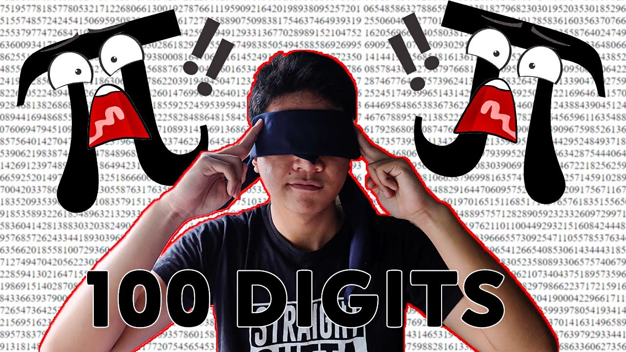 I Memorized The First 100 Digits Of Pi JUST 2 HOURS YouTube I Memorized The First 100 Digits Of Pi JUST 2 HOURS YouTube