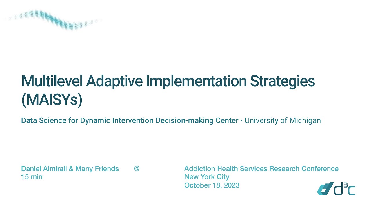 Part 3: Multilevel Adaptive Implementation Strategies - YouTube