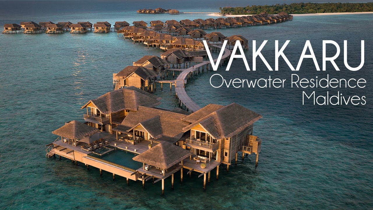 The Vakkaru Over Water Residence | One of the largest overwater ...