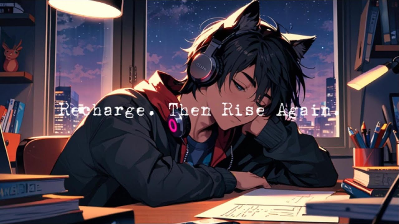 Recharge Then Rise Again🎶 | One Hour Playlist | Midnight LoFi Vibes🌙 ...