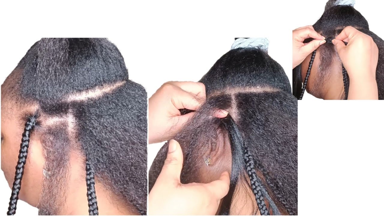 Super Easy "KNOTLESS BOX BRAIDS"Tutorial - YouTube