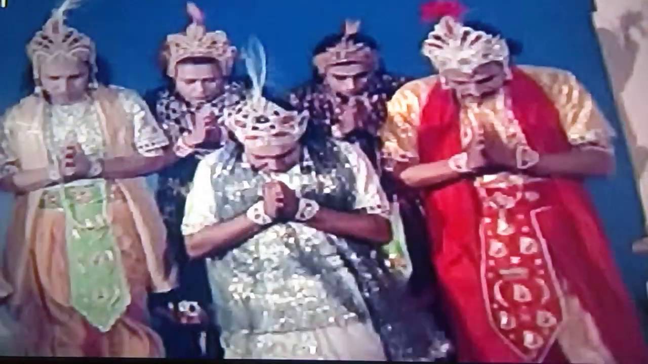Bengali old movie 'Daksha Yagna' climax - YouTube